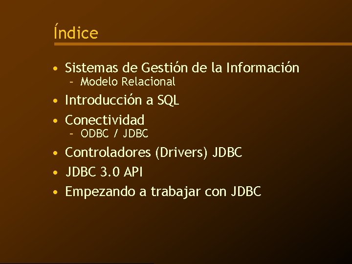 Acceso a Bases de Datos con Java JDBC