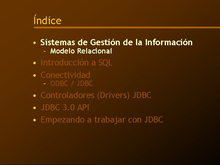 Acceso a Bases de Datos con Java JDBC