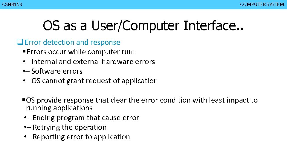 CMPD 223 CSNB 153 COMPUTER ORGANIZATION COMPUTER SYSTEM