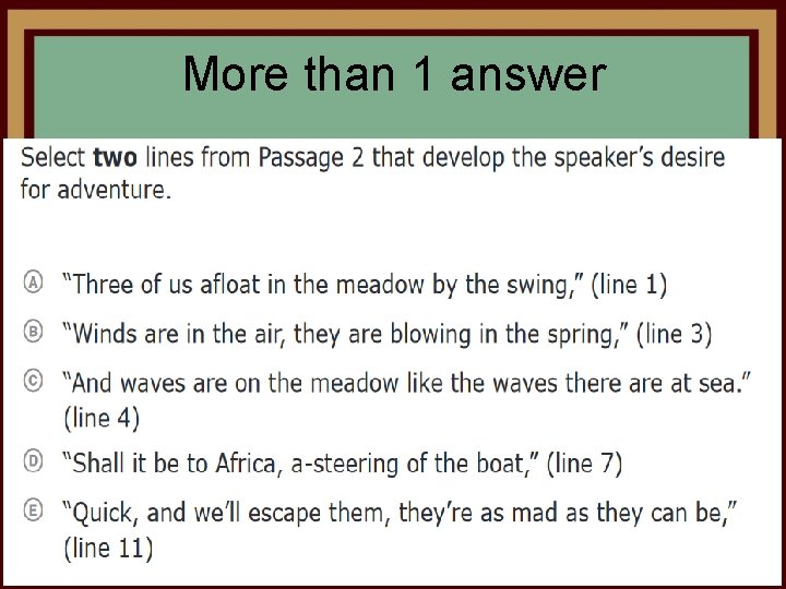 Florida Standards Assessment Benefits of Florida Standards Preparation