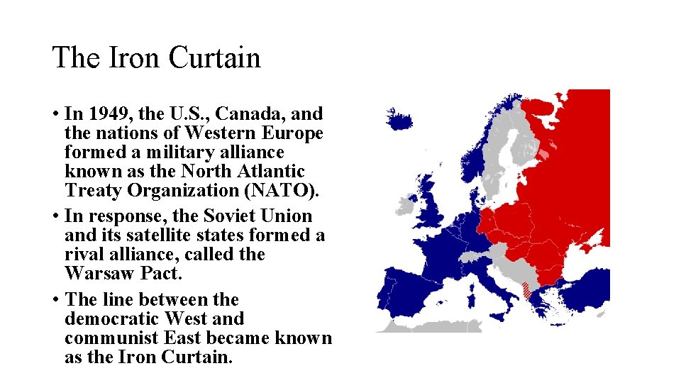 Unit 14 The Cold War Vocabulary superpower a