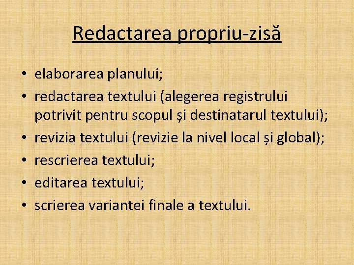Didactica redactrii Redactare de text posibile abordri didactice