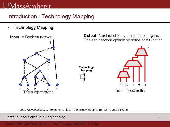 ABC FPGA Mapping ECE 667 Course Presentation Rohit