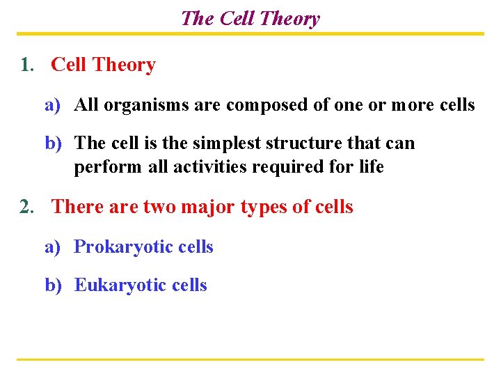 Chapter 1 Lecture Notesan introduction to Biology Biol