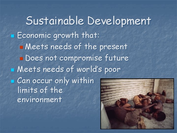Chapter 2 Environmental Sustainability and Human Values Sustainability