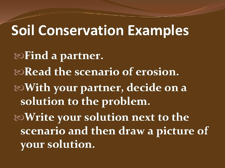 Soil Conservation th 6 Grade Science Objectives Students