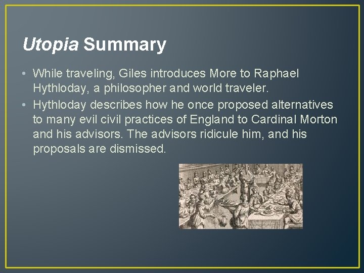 Sir Thomas Mores Utopia Background and Significance Utopia