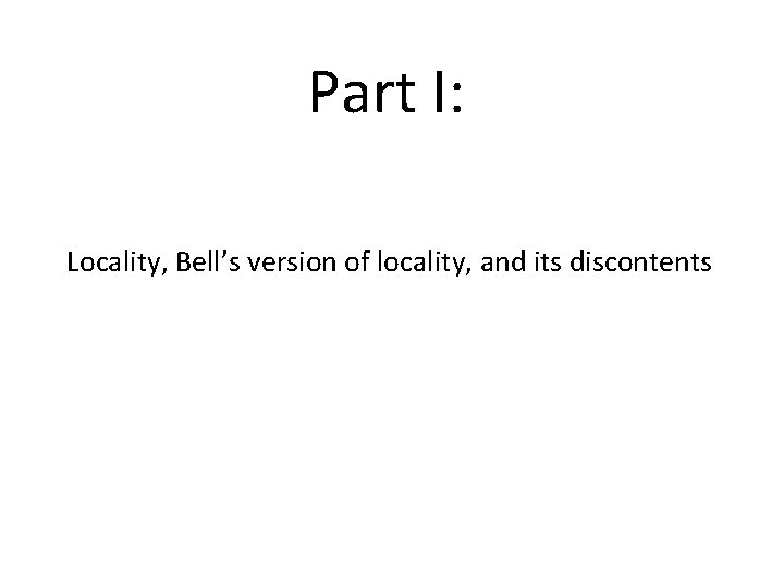 How causal is quantum theory Does Bells theorem