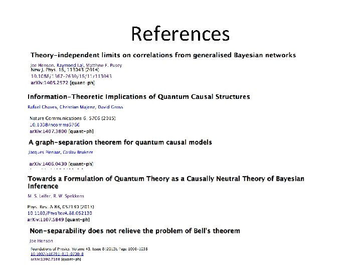 How causal is quantum theory Does Bells theorem