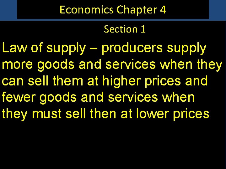 Economics Chapter 4 2 MINI PROJECT Due November