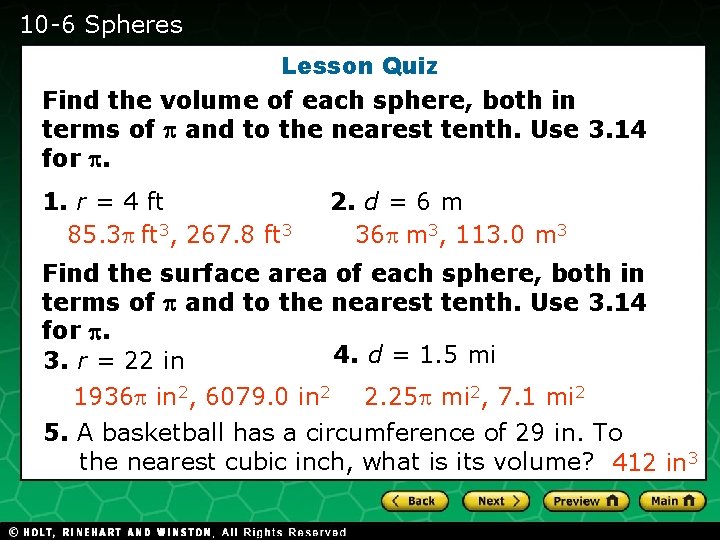 Lesson Quizzes Algebraic Expressions 1 1 Evaluating Preview