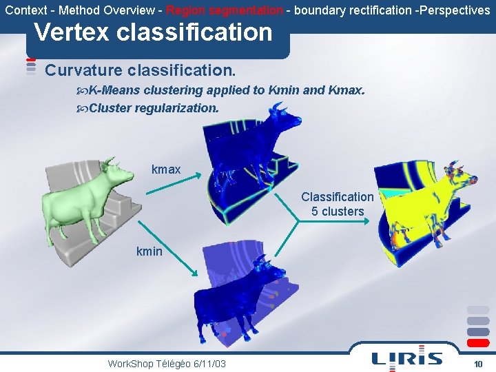 FRE 2672 Curvature Based Triangle Mesh Segmentation with