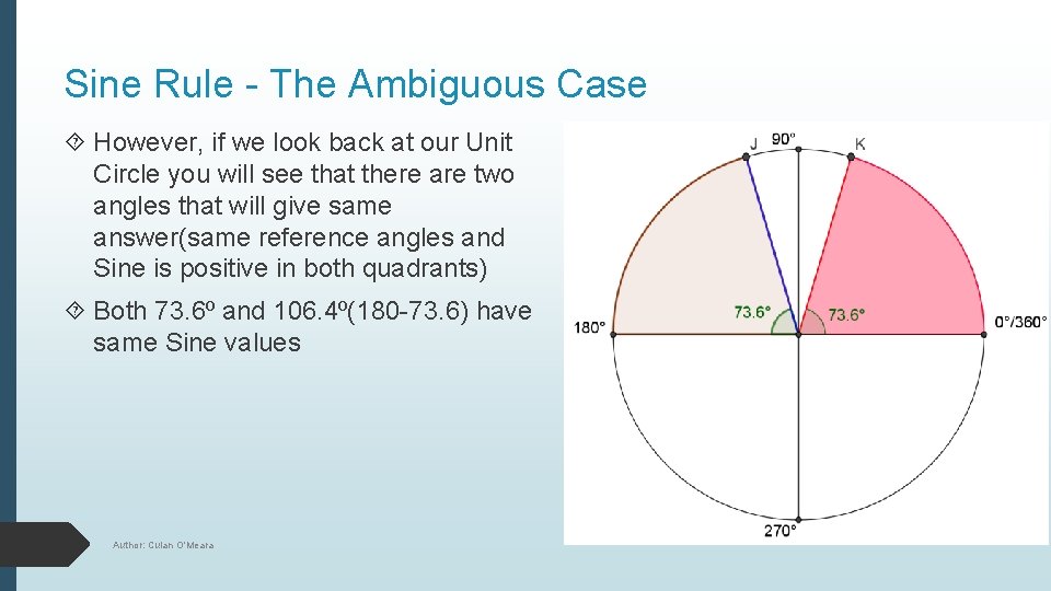 LCHL Strand 3 Trigonometry Sine Rule The Ambiguous