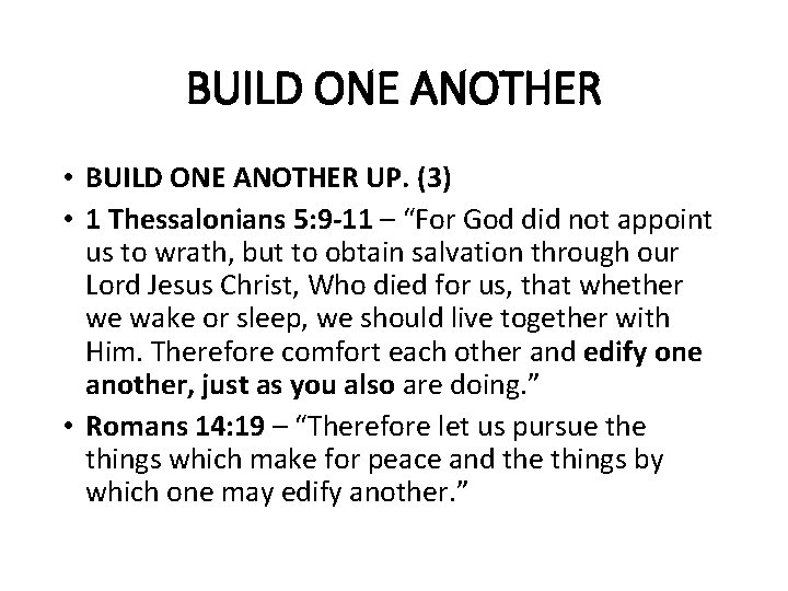 One Another Verses of the Bible One Another