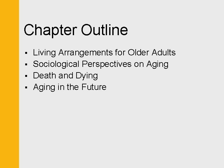Chapter 12 Aging and Inequality Based on Age