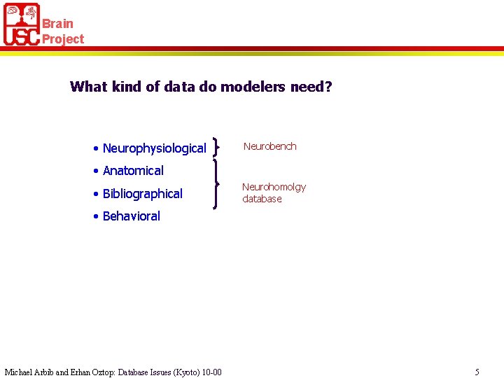 Brain Project Neurobench a prototype for a neurophysiological