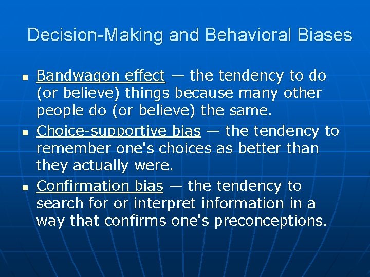 COGNITIVE BIASES Source http en wikipedia orgwikiListofcognitivebiases ...