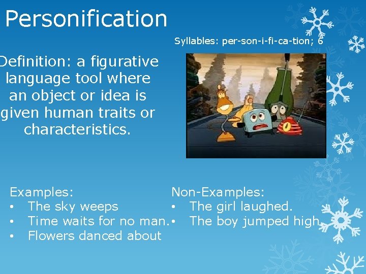 An introduction to Personification Personification Syllables ...