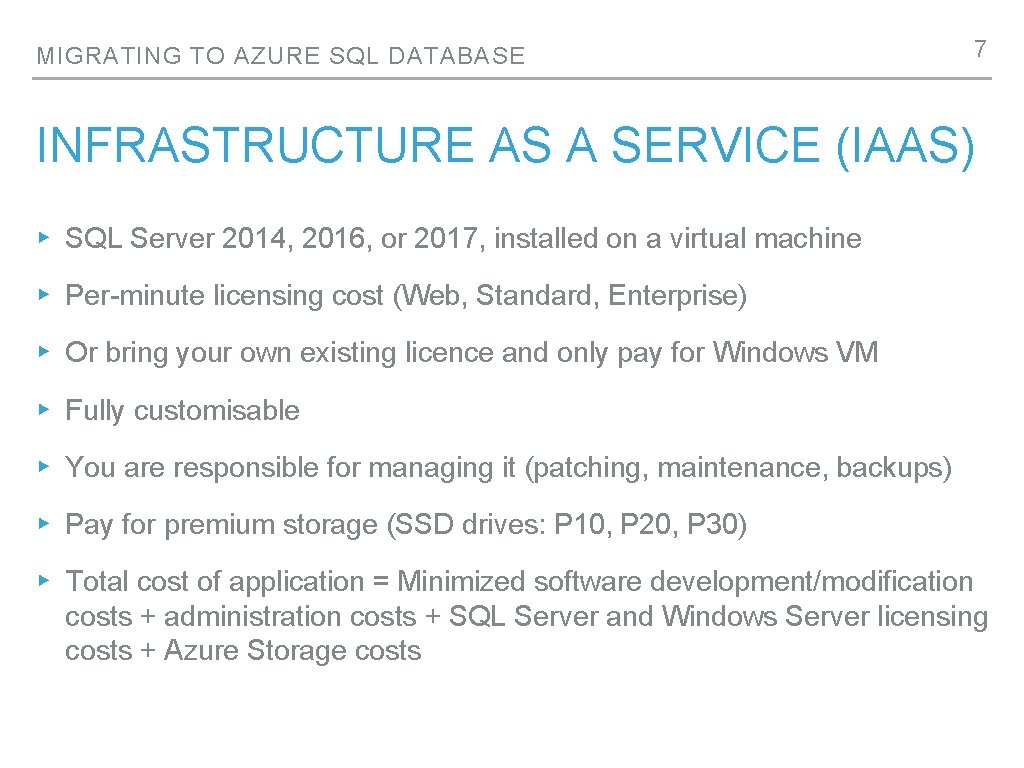 MIGRATING TO AZURE SQL DATABASE TIPS TRICKS AND