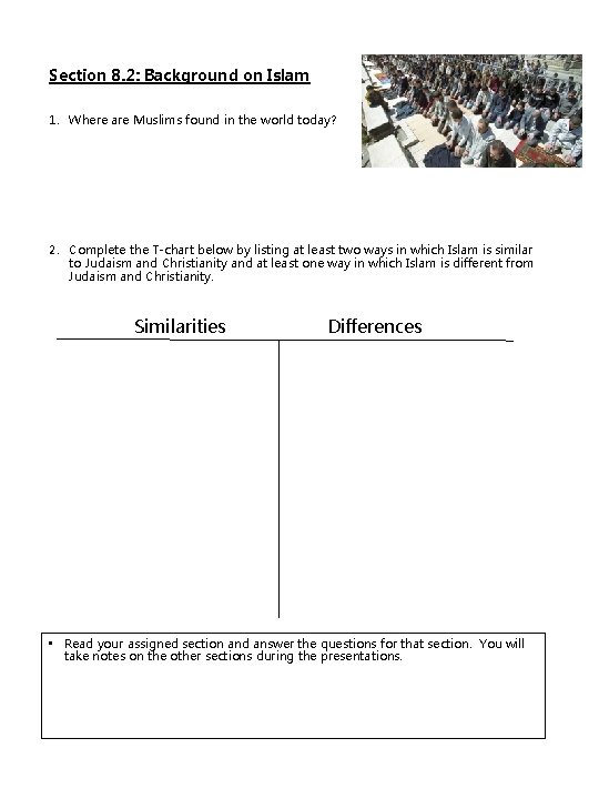 Chapter 8 Learning About World Religions Islam Guiding