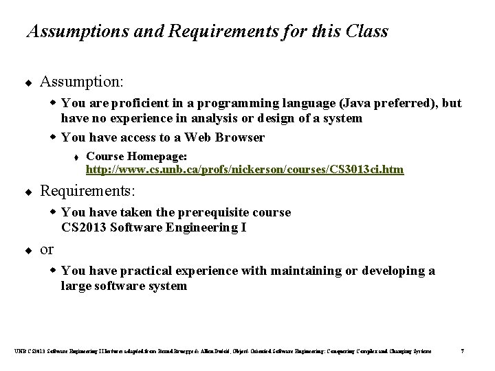 Conquering Complex and Changing Systems ObjectOriented Software Engineering
