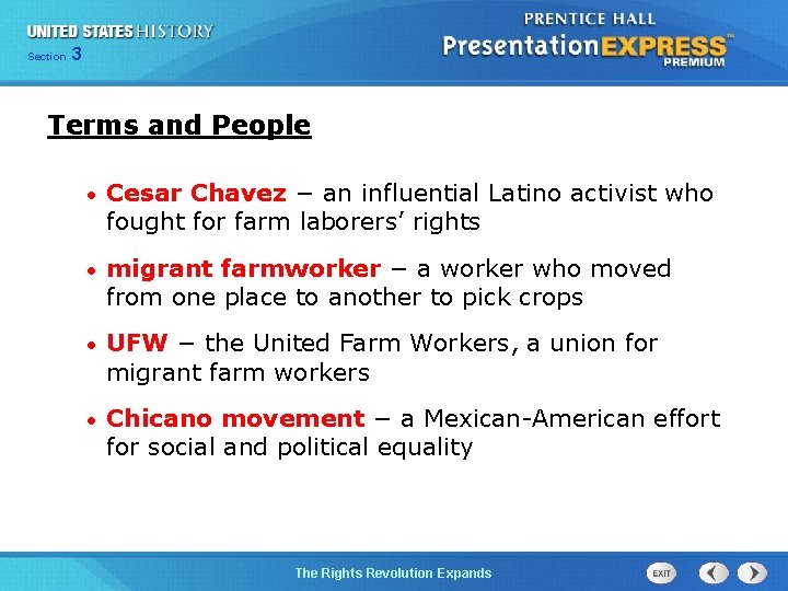 Chapter Section 25 Section 1 3 Objectives Explain