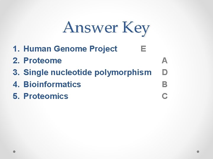 Chapter 13 Gene Technology Section 1 Vocabulary Pretest