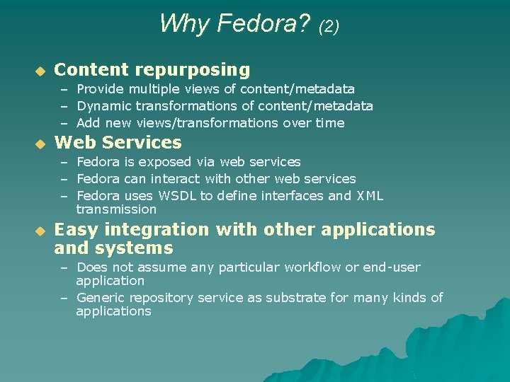Flexible Extensible Digital Object Repository Architecture 01 24 Flexible Extensible Digital Object Repository Architecture 01 24