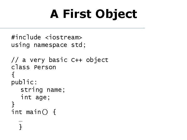 Object Orientation A Crash Course Intro What is