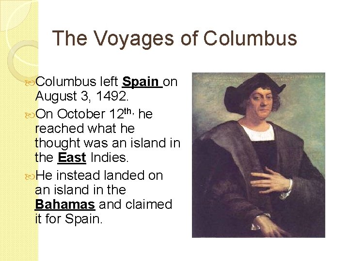 Spain Builds an American Empire Chapter 4 Section