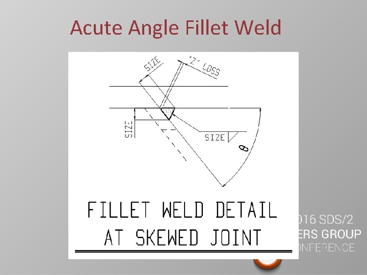 Skewed Shear Tab Welding How SDS2 designs shear