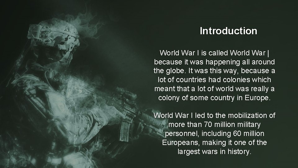 The World War 1 By Peter Table of