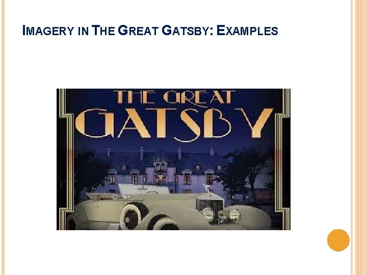 THE GREAT GATSBY by Francis Scott Fitzgerald THE