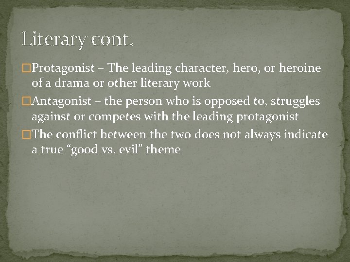 Movie Review Basics Please Paraphrase Elements of Drama