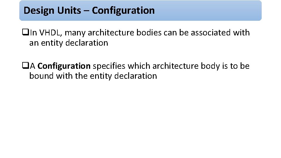 Unit 2 Basic Language Constructs Of Vhdl Advanced 9961