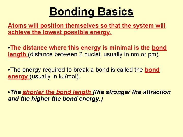 8 1 Types of Chemical Bonds Bonding Basics