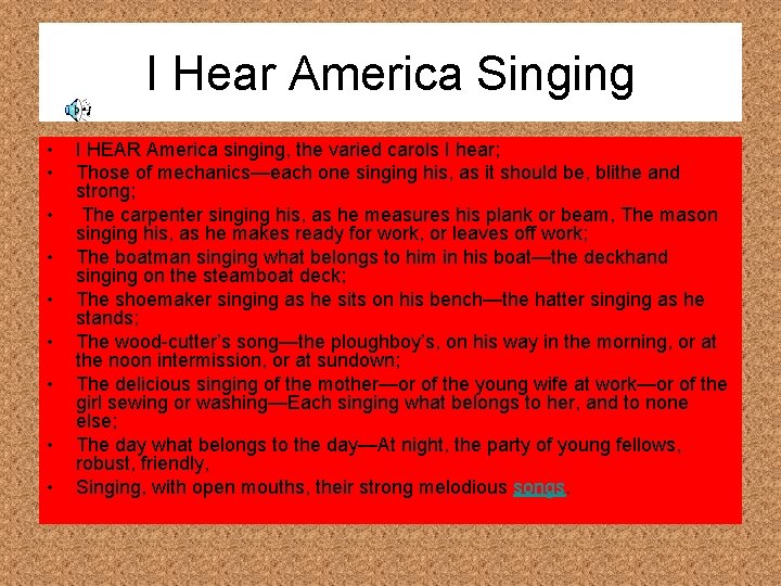 Walt Whitman A Bridge between Romanticism And Realism