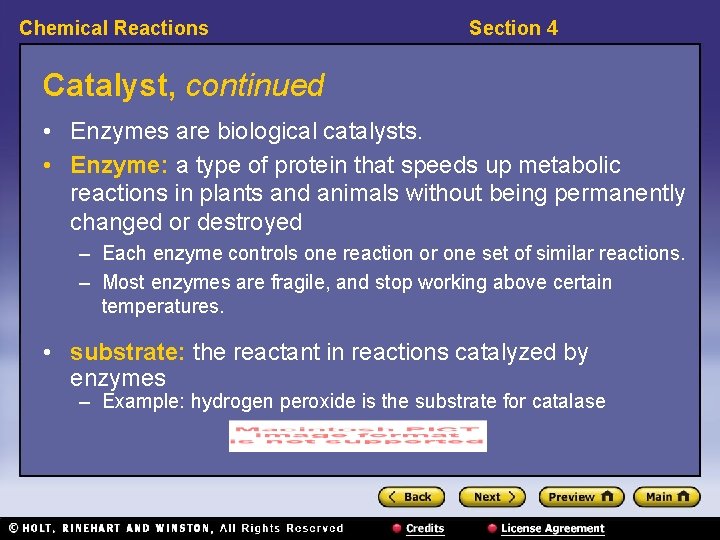 Chemical Reactions Section 4 Reaction Rates and Equilibrium