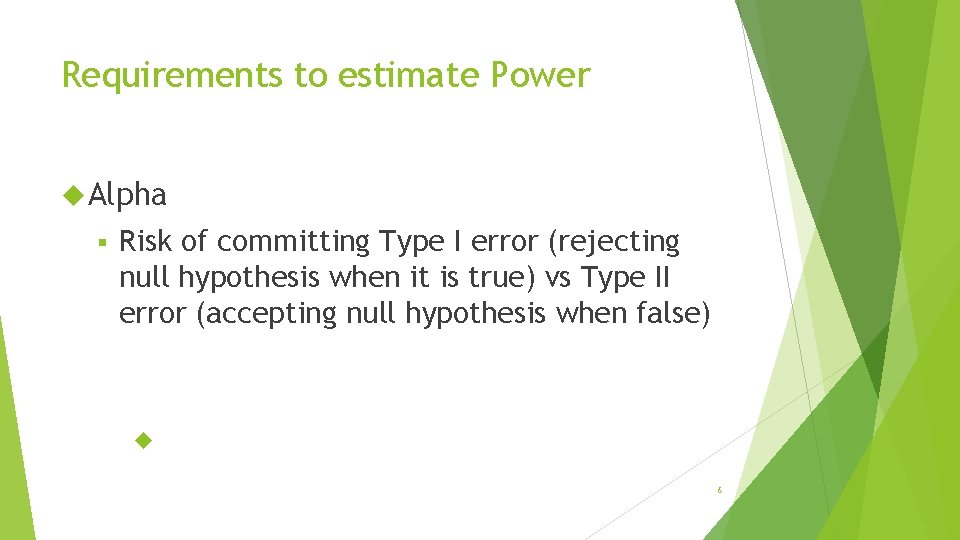 Power and Multiple Regression 1 Relationship between Power