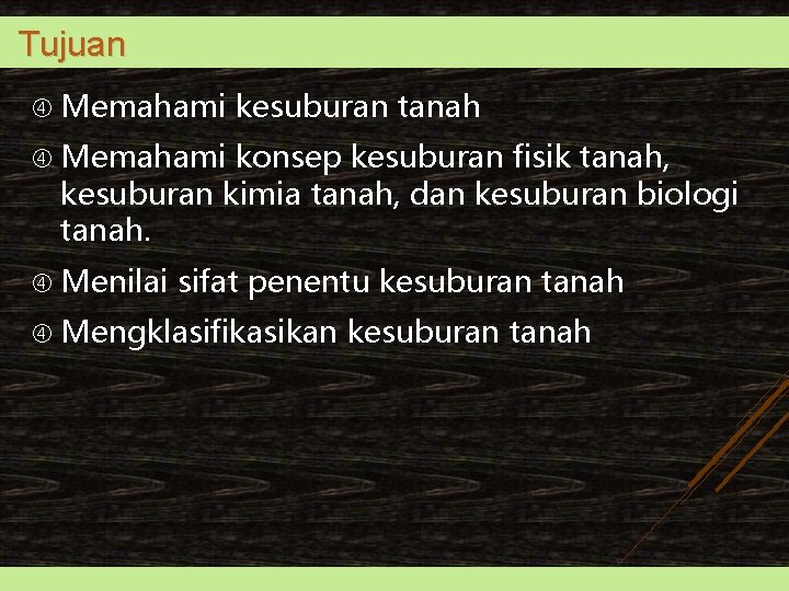 EVALUASI LAHAN KEMAMPUAN KESUBURAN TANAH FCC Oleh Siswanto