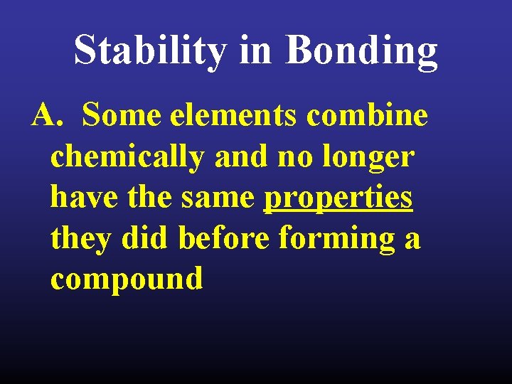 Objectives Describe how a compound differs from an