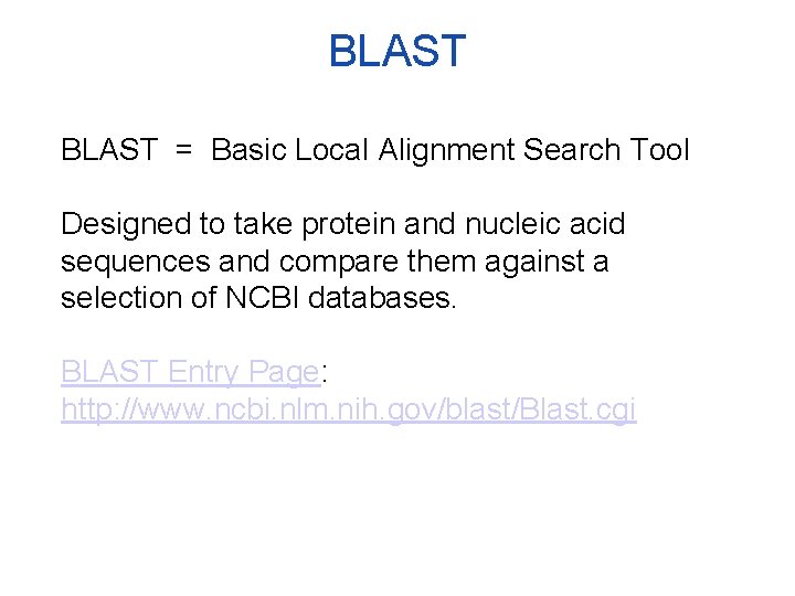 NCBI BLAST CDD Minicourses Katia Guimares 20072 NCBI