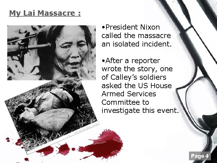 Massacres ThenNow by GaYumeng Powerpoint Templates Page 1