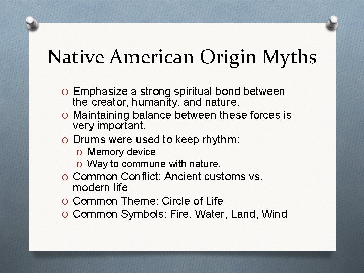 Introduction to Native American Literature Historical Background O