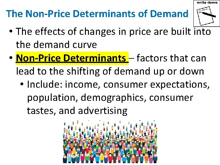 Bell Work 3 2 Shifts in Demand Consumers