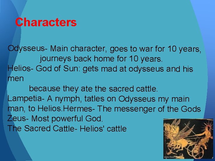 The Cattle of The Sun God By Billy