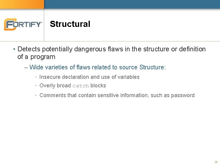 Fortify Source Code Analysis Suite Overview Section Objectives