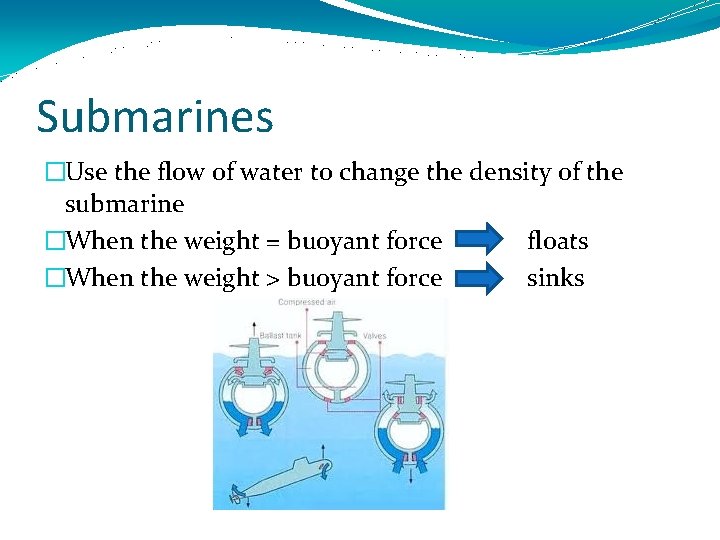 Density and Buoyancy Changes in Density We know