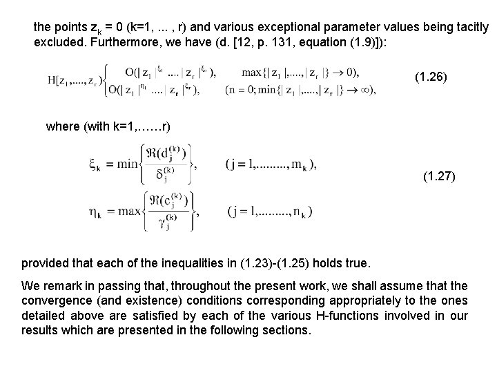 SOME THEOREM ON EULERIAN INTEGRALS OF MULTIVARIABLE HFUNCTION