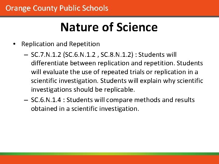 Orange County Public Schools For Teachers The purpose